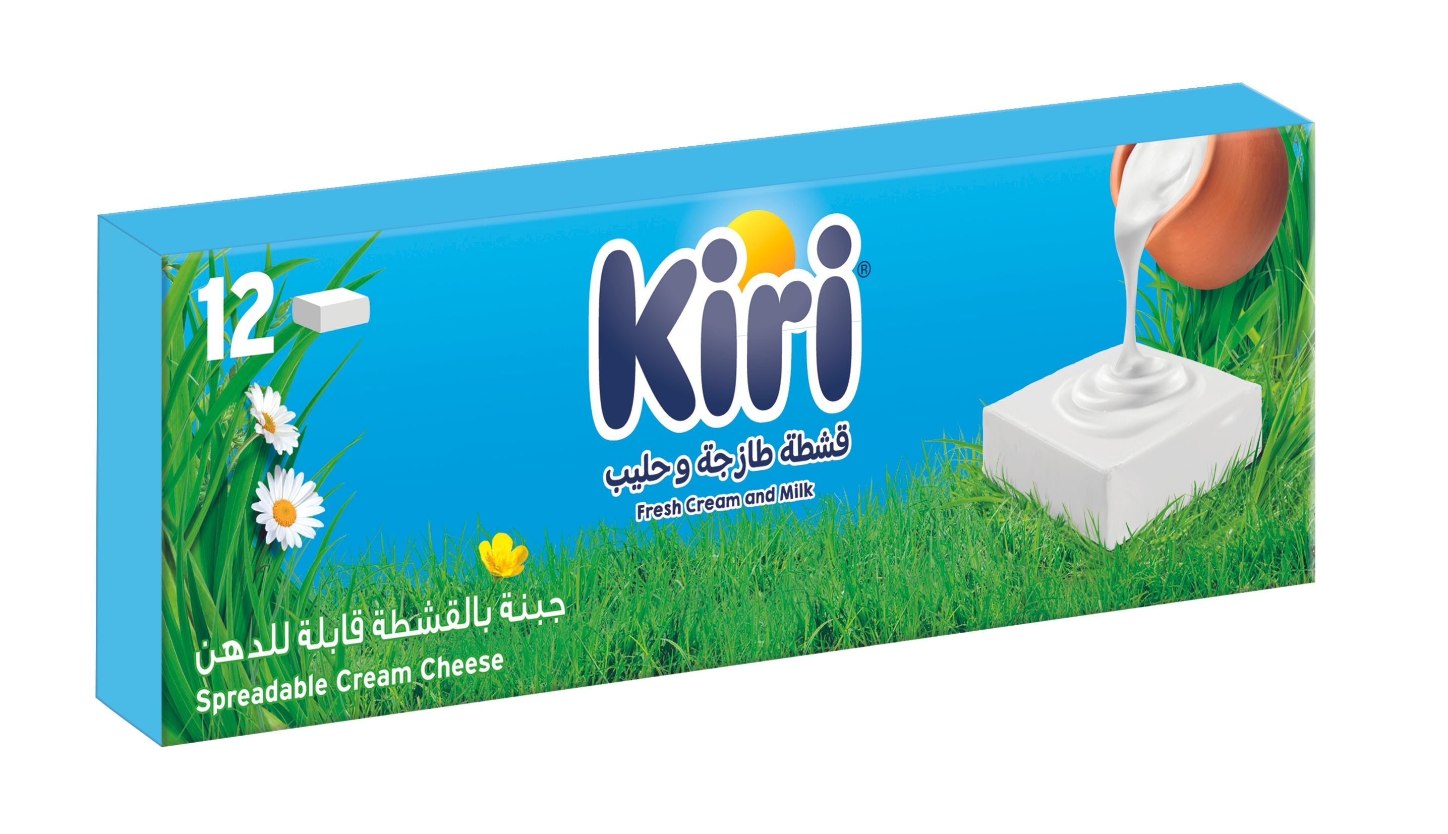 Buy Kiri Spreadable Cream Cheese Squares (12 Portions), 200g in Dubai ...