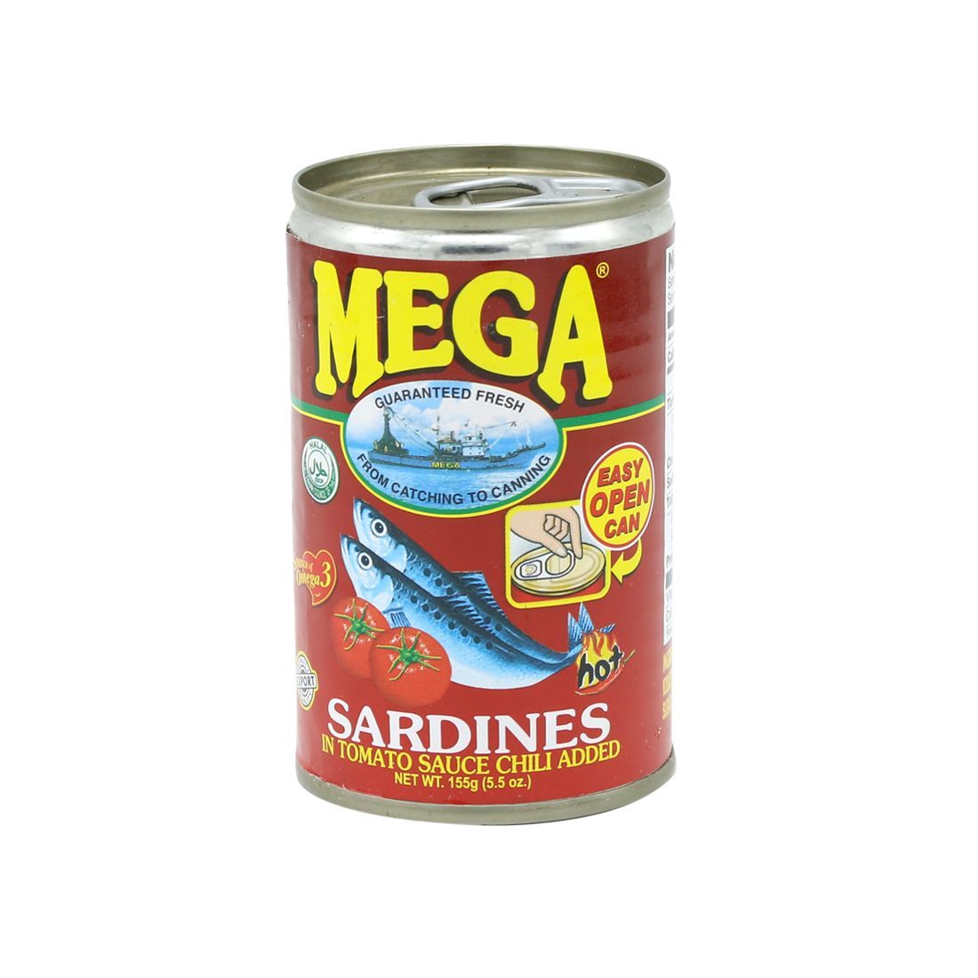 Buy Mega Sardines Tomato Chlilly 155 Gm in Dubai, UAE from Applon – the ...